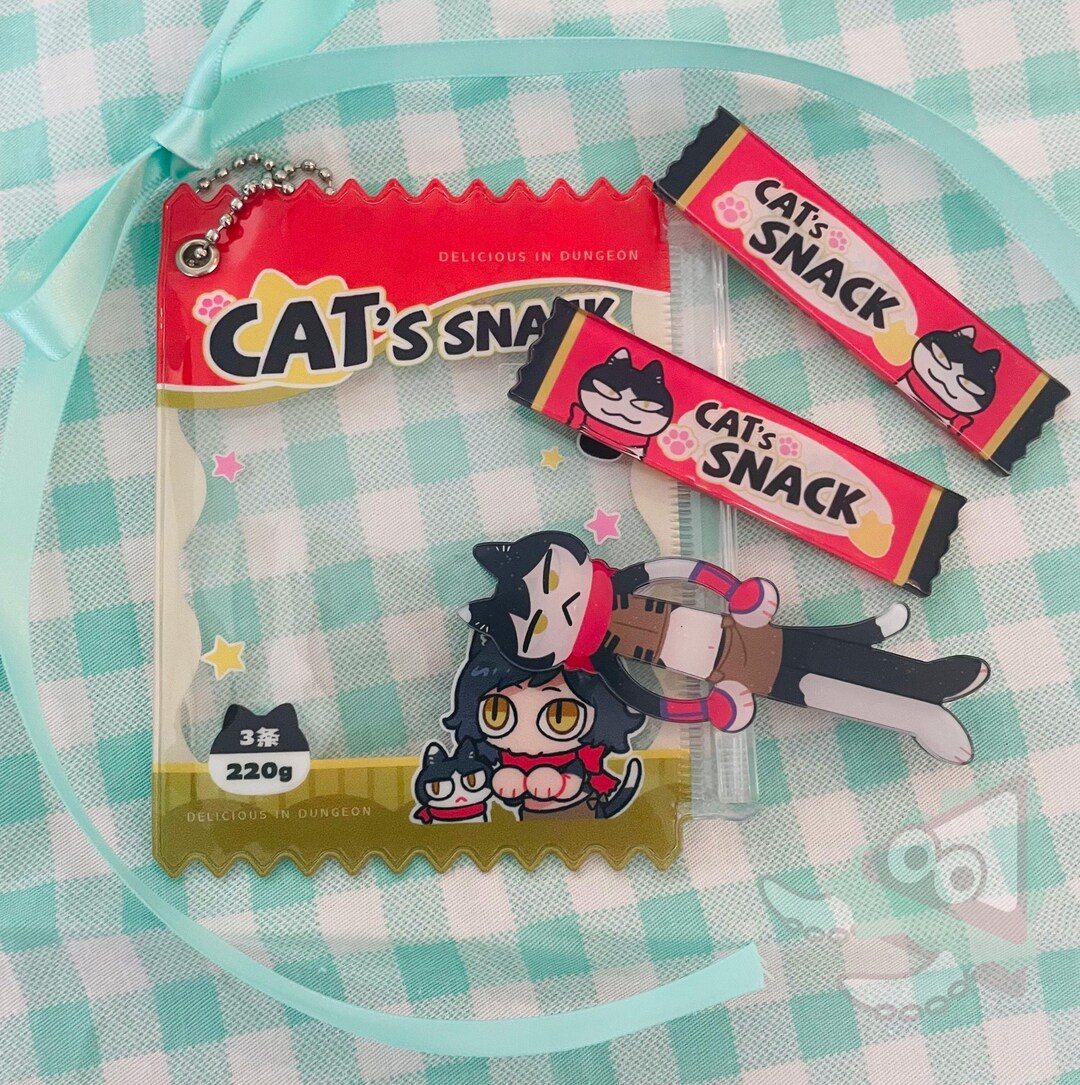 Dungeon Meshi - Izutsumi Cat Treat PVC Bag Charm - Etsy