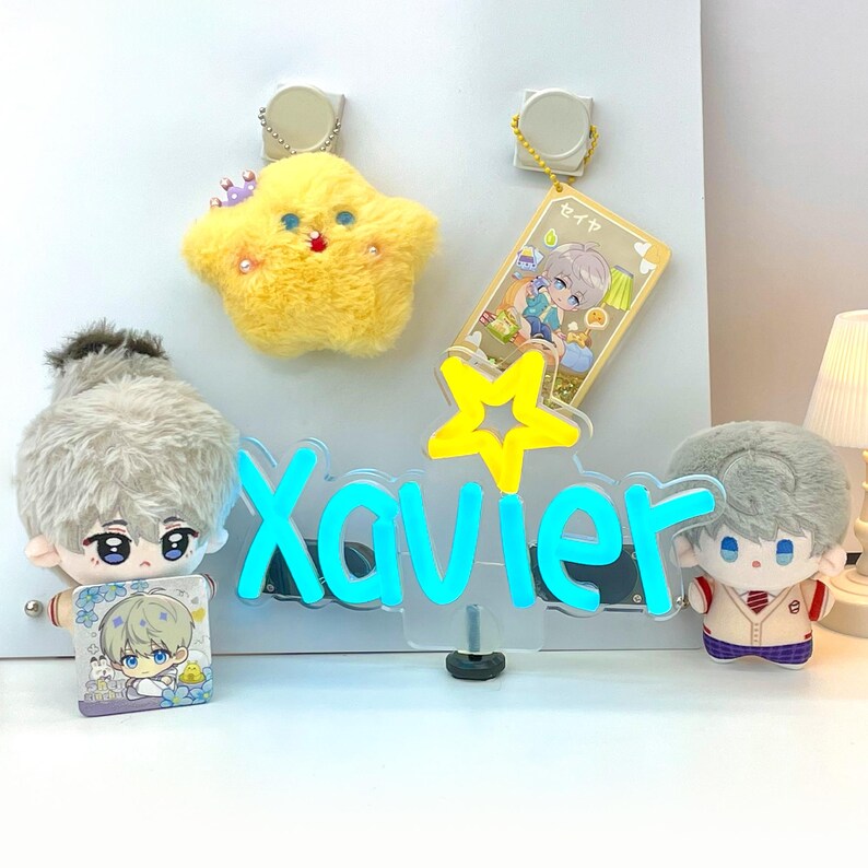 Xavier Neon Light,custom LED Name Sign, Love and Deepspace Neon Style ...