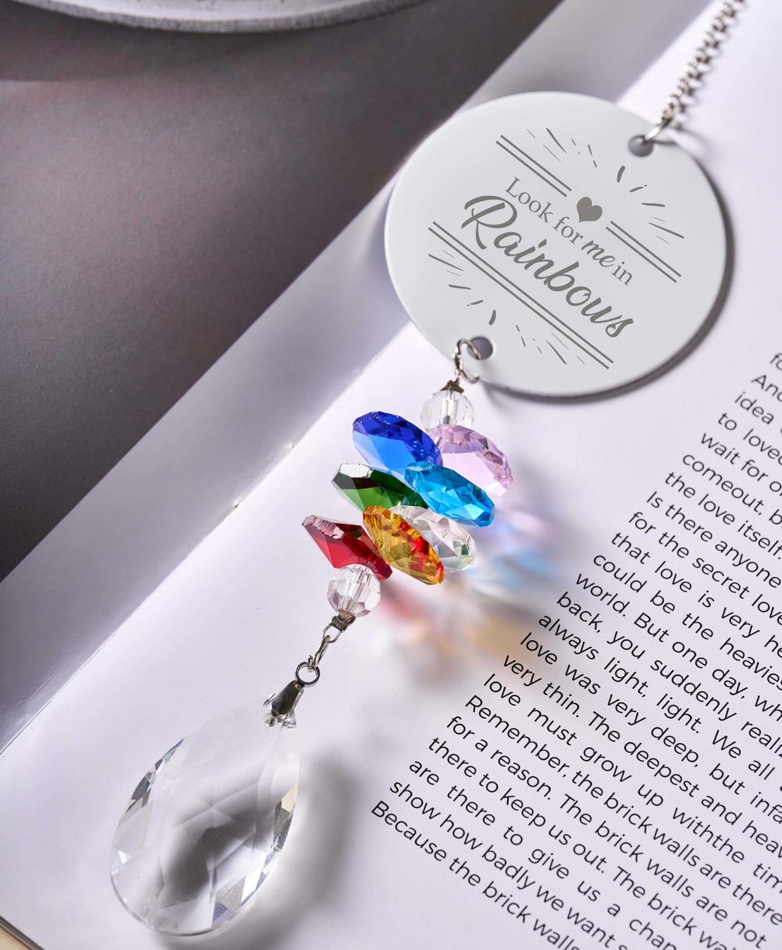 Personalized Memorial Suncatcher, Sympathy Gift, Memorial Gift With ...