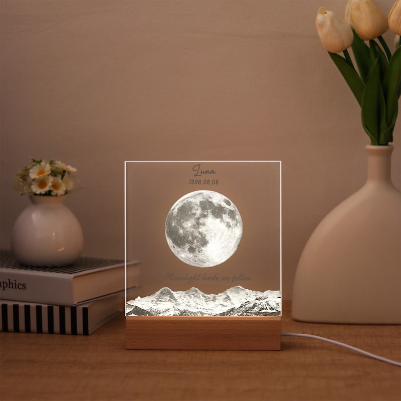 Moon Glow Lamp - Etsy