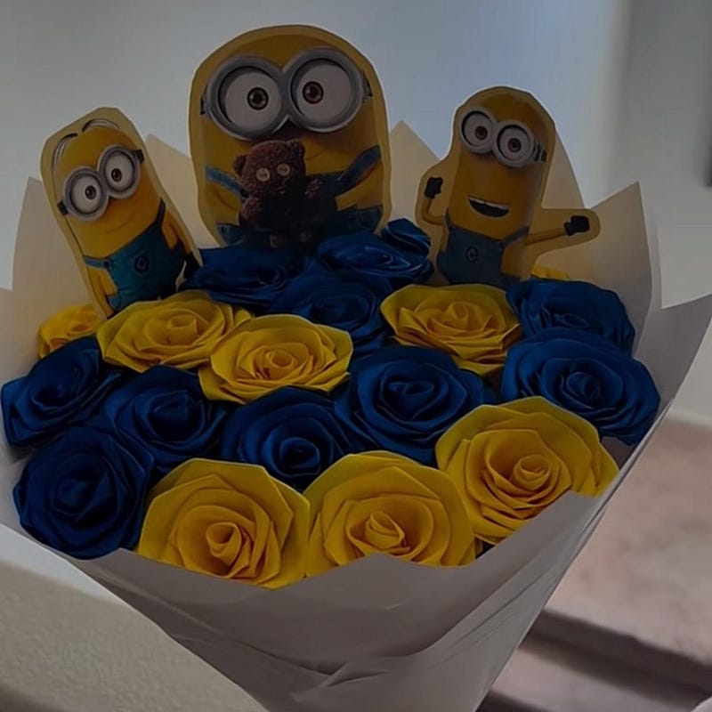 Minion Flower - Etsy