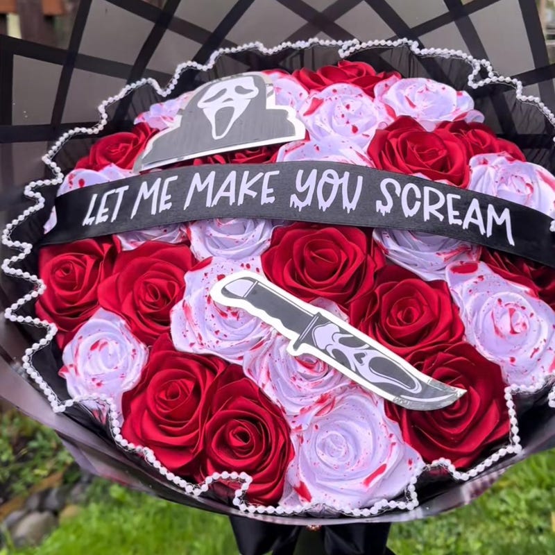 Scream Valentines Flowers - Etsy
