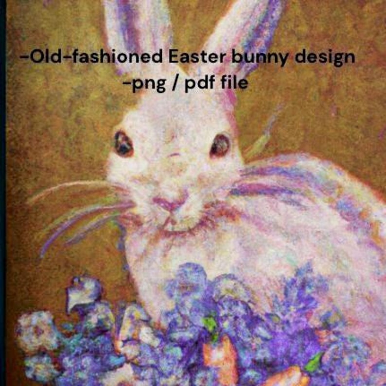 Old-fashioned Easter Bunny Decor - Etsy