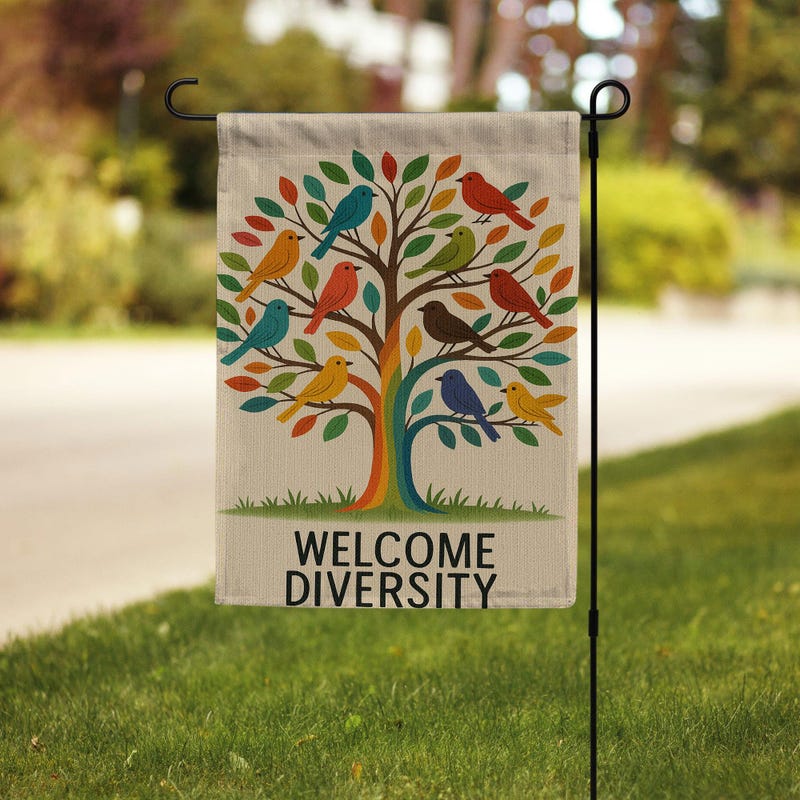 Welcome Sign With Birds - Etsy