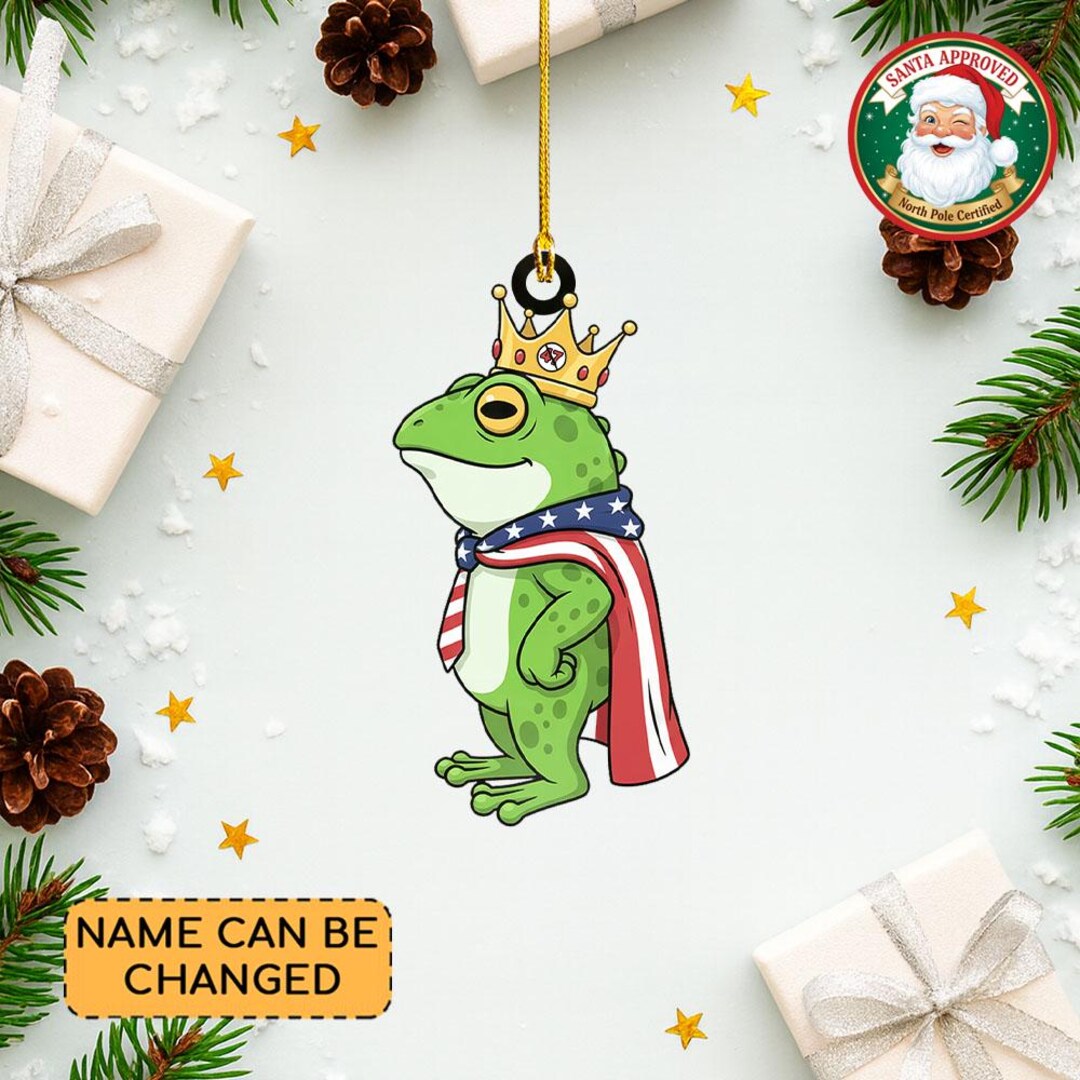 Portland Frog Anti-ice Protest Acrylic Ornament , Anti-trump, No Kings ...