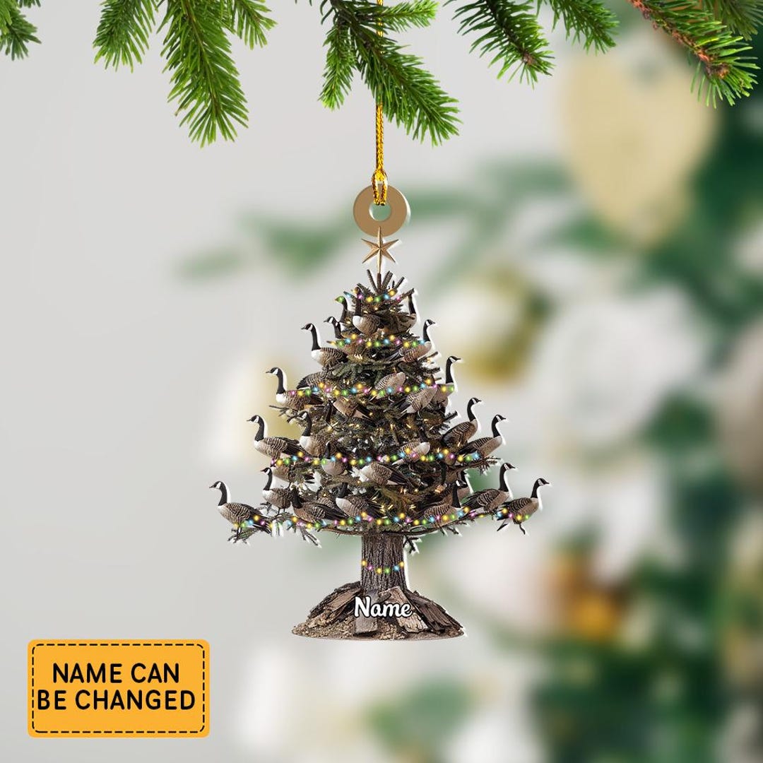 Canada Geese Christmas Tree Ornament, Goose Ornament – Wildlife Bird ...