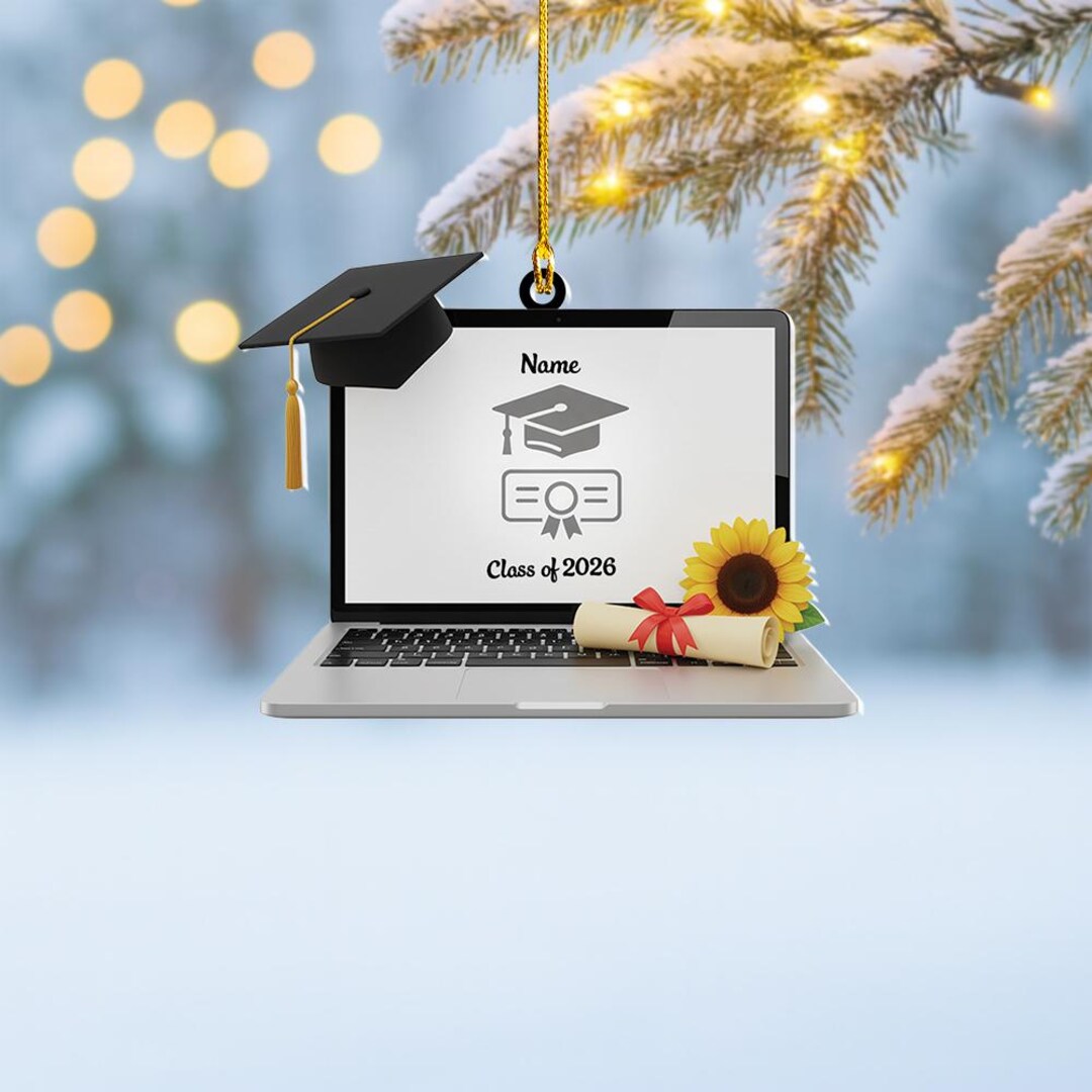 Personalized Graduation Christmas Ornament, University Graduation ...