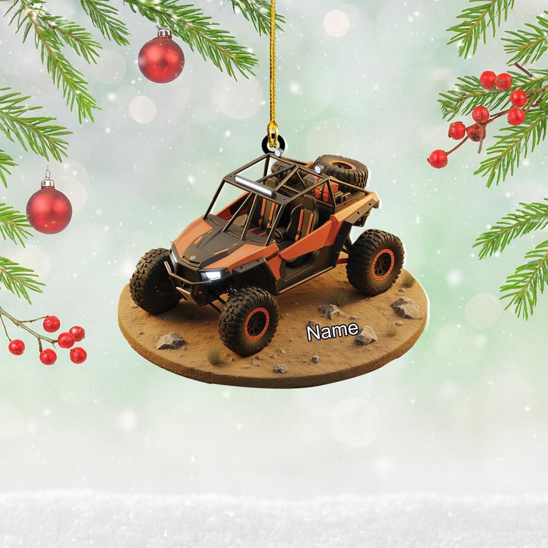 Personalized Off-road UTV Christmas Ornament, Off-road Car Ornament ...