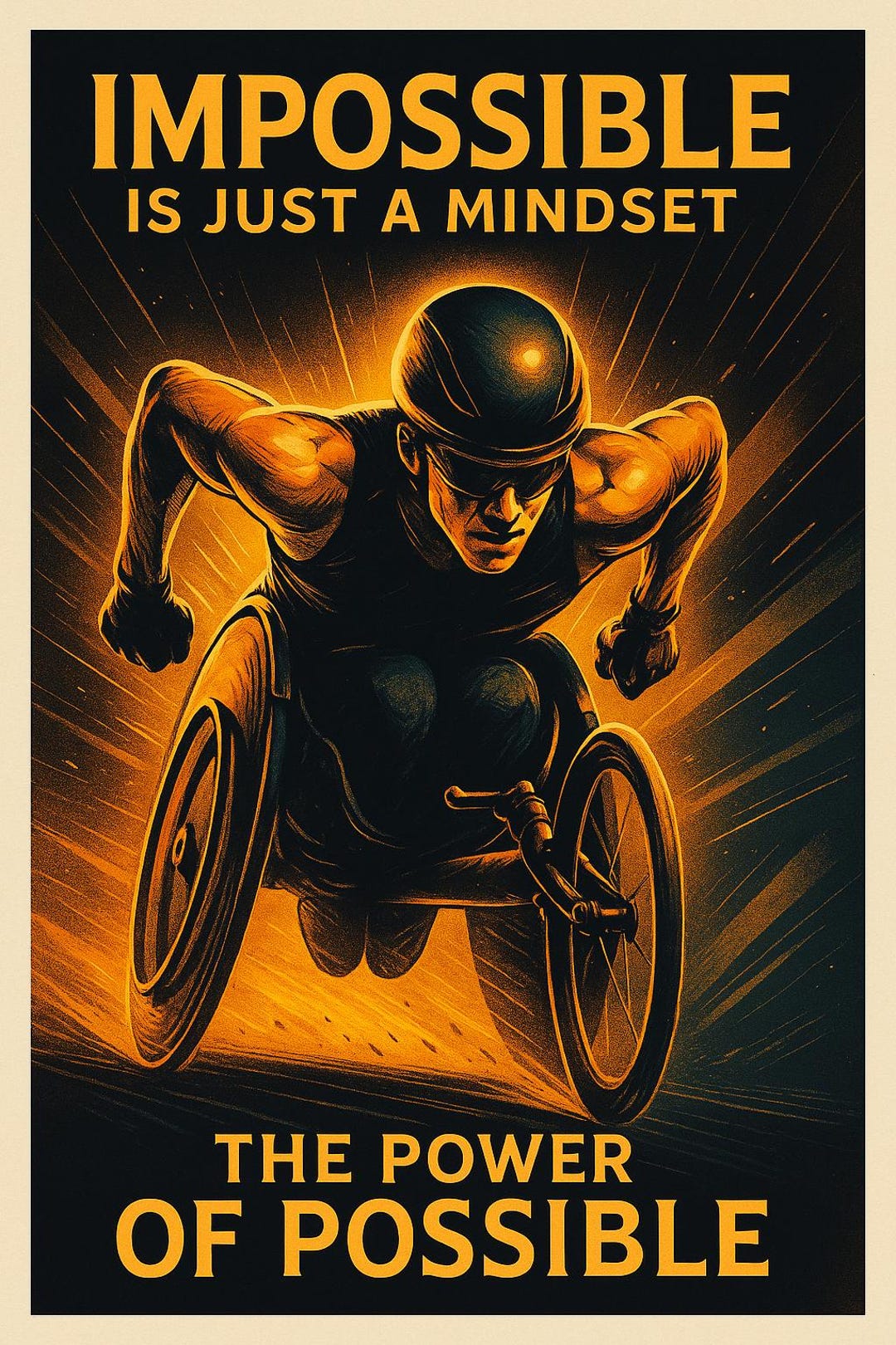 Impossible is Just a Mindset Poster – Digital Motivational Art Print ...