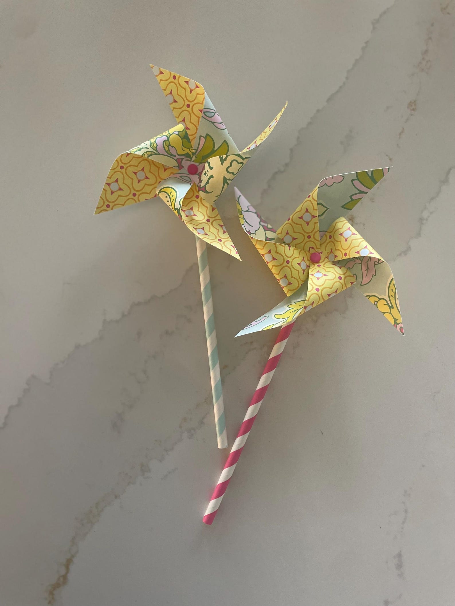 Easter Paper Pinwheels (set of 6) Easter Decorations - Etsy