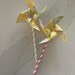 Easter Paper Pinwheels (set of 6) Easter Decorations - Etsy