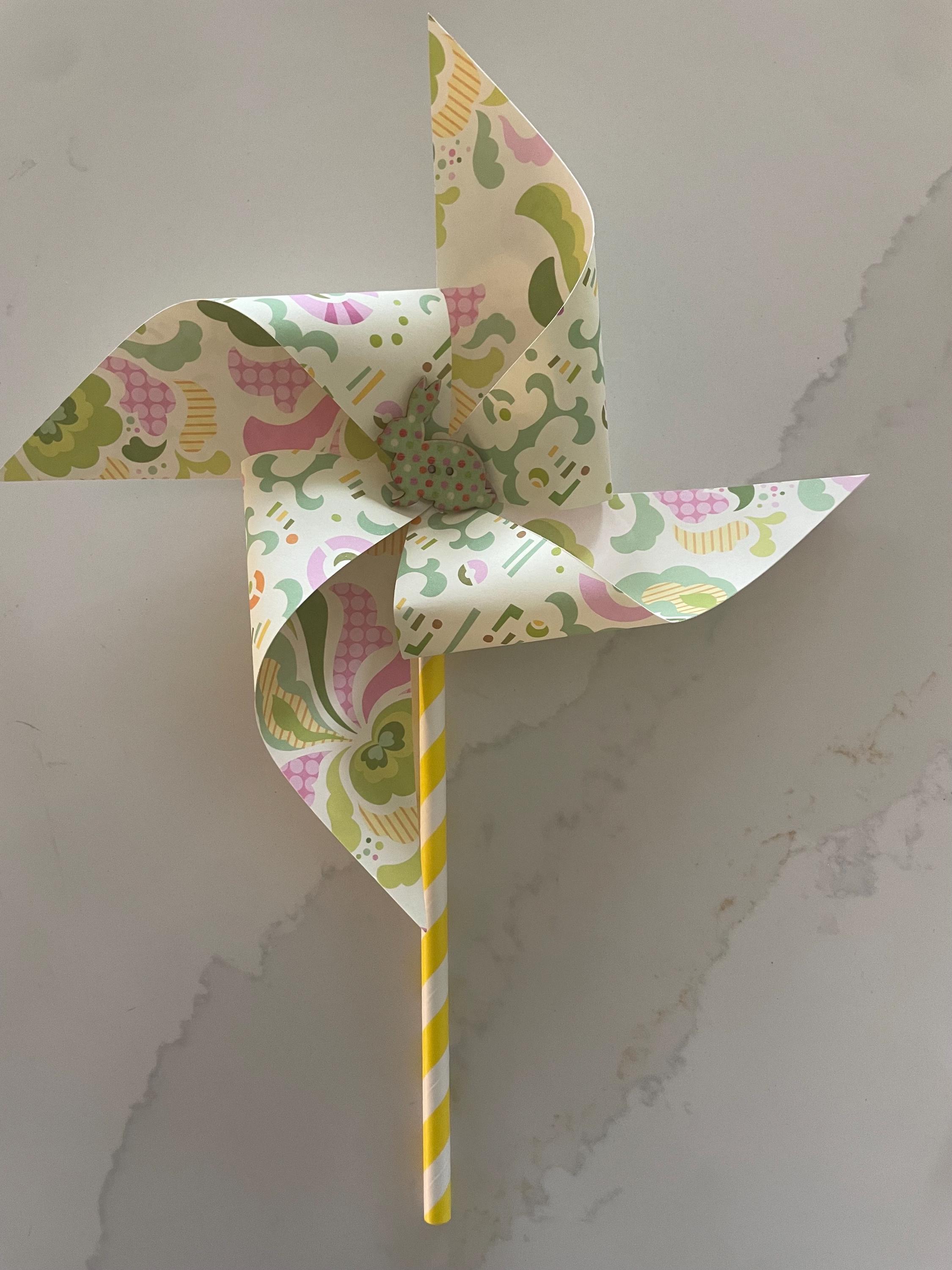 Easter Paper Pinwheels (set of 6) Easter Decorations - Etsy