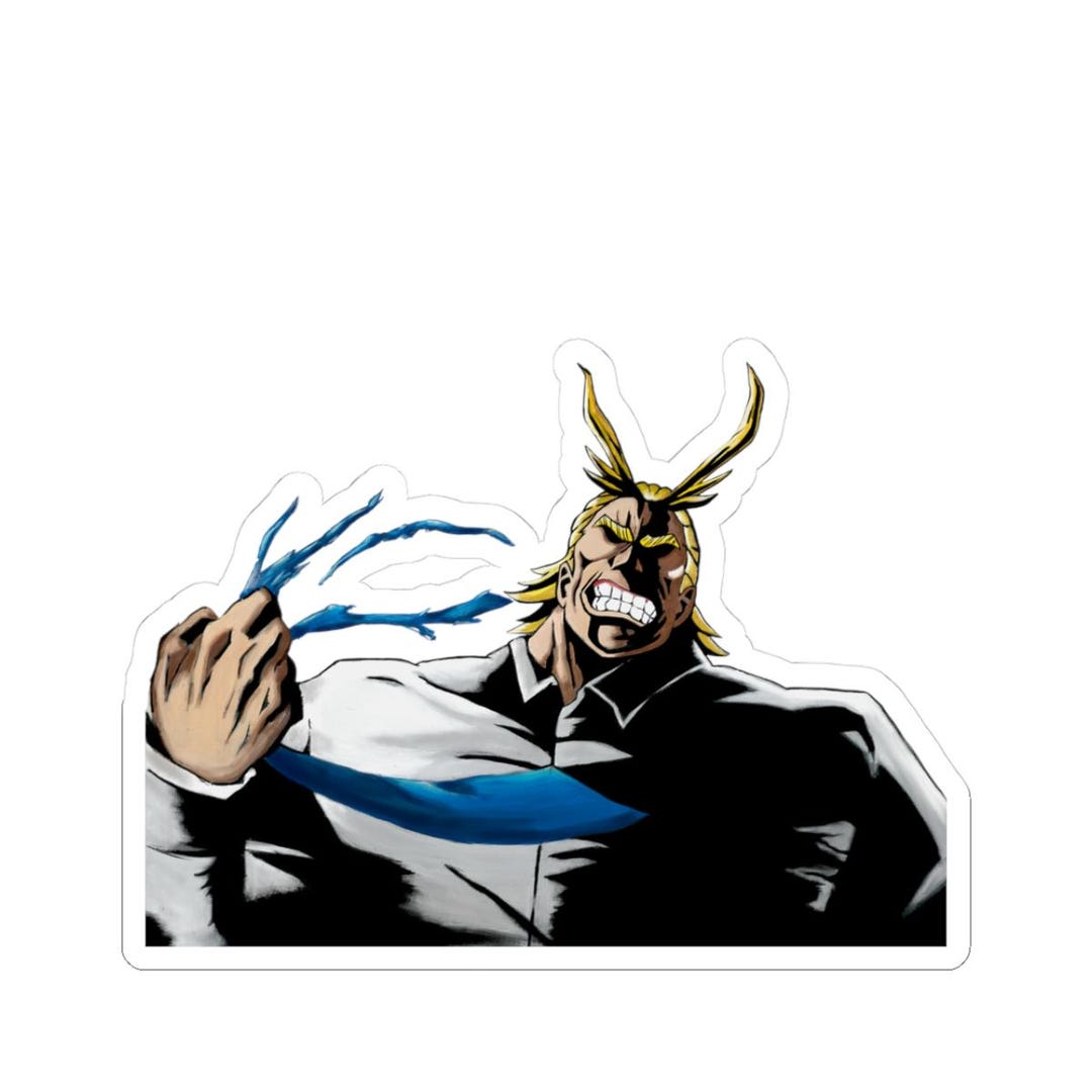 I Am Here - All Might Sticker - Etsy