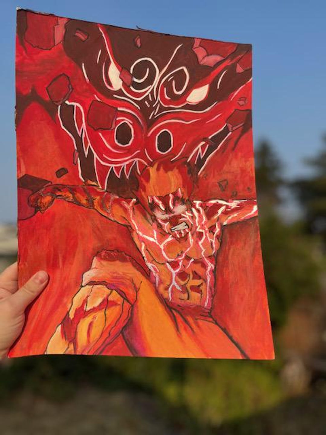 Anime, Naruto, Guy, Power, 8th Gate - Etsy