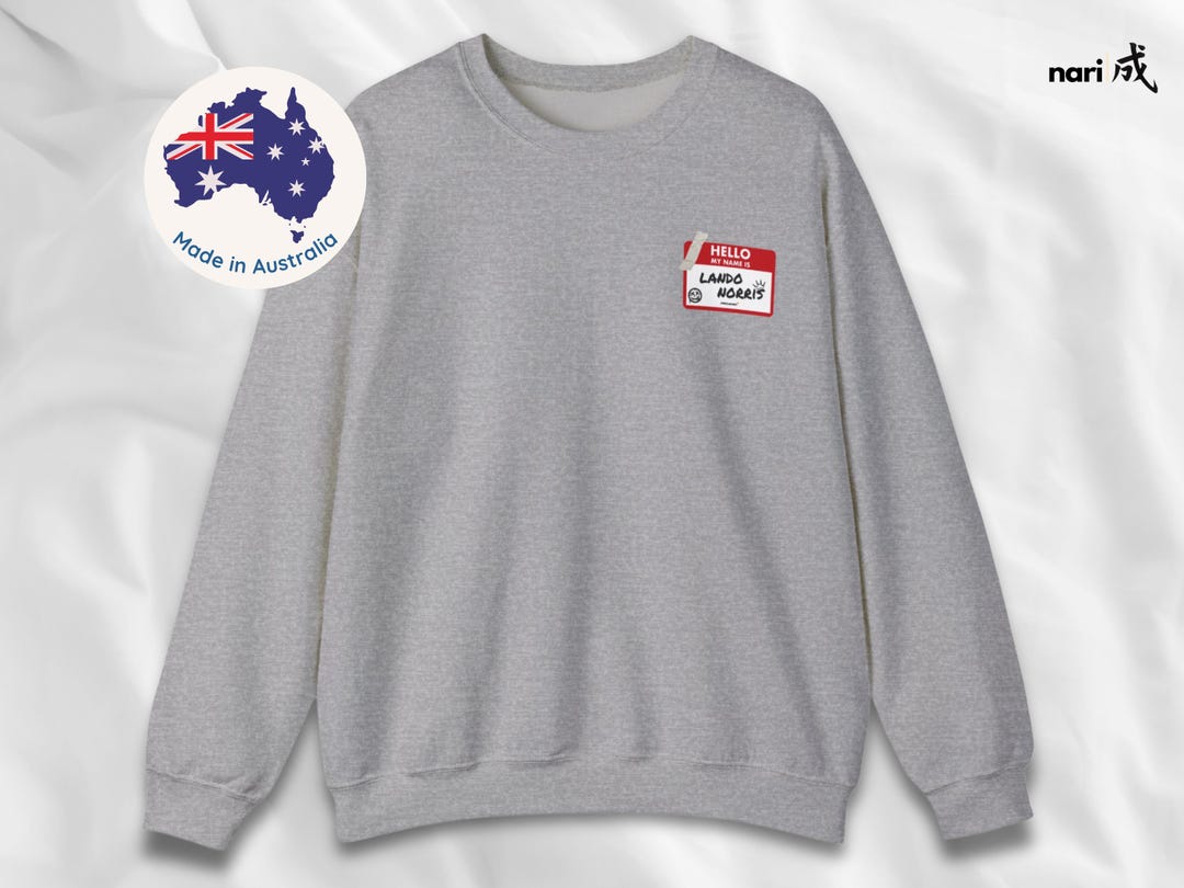 Hello My Name is Lando Norris - F1 Unisex Jumper | Mclaren Racing ...