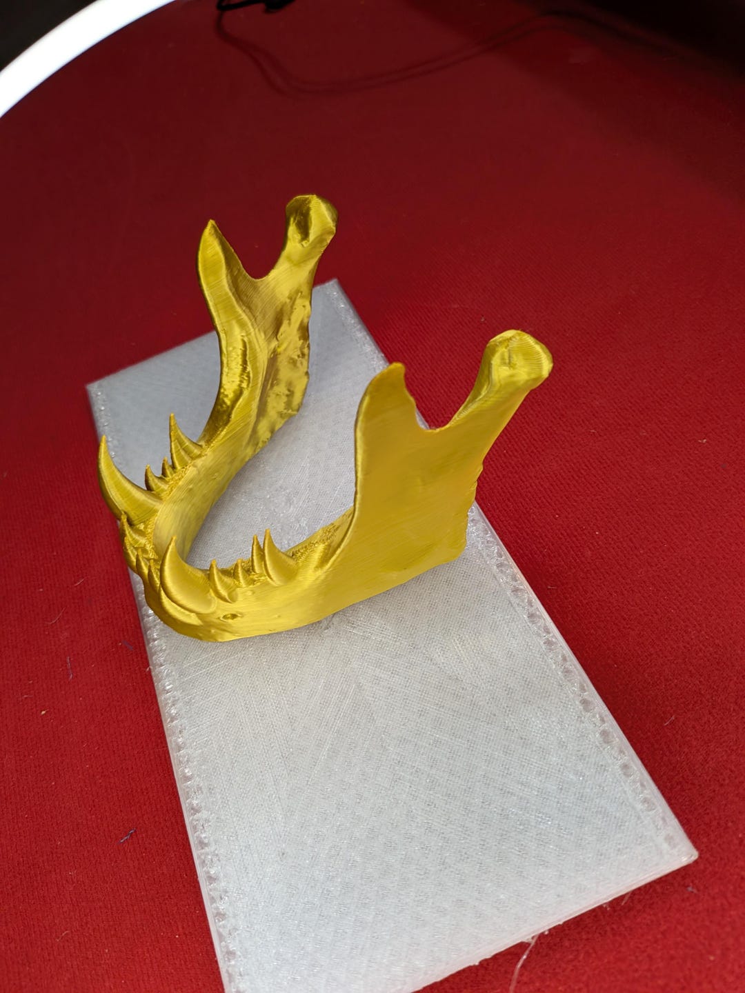 Dragon Jaw Phone Stand – Gothic Skull Decor With Teeth – 3D Printed ...