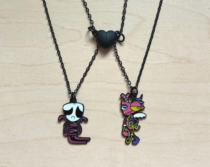 Abstragedy Matching Necklaces Zooble Gangle the Amazing Digital Circus ...