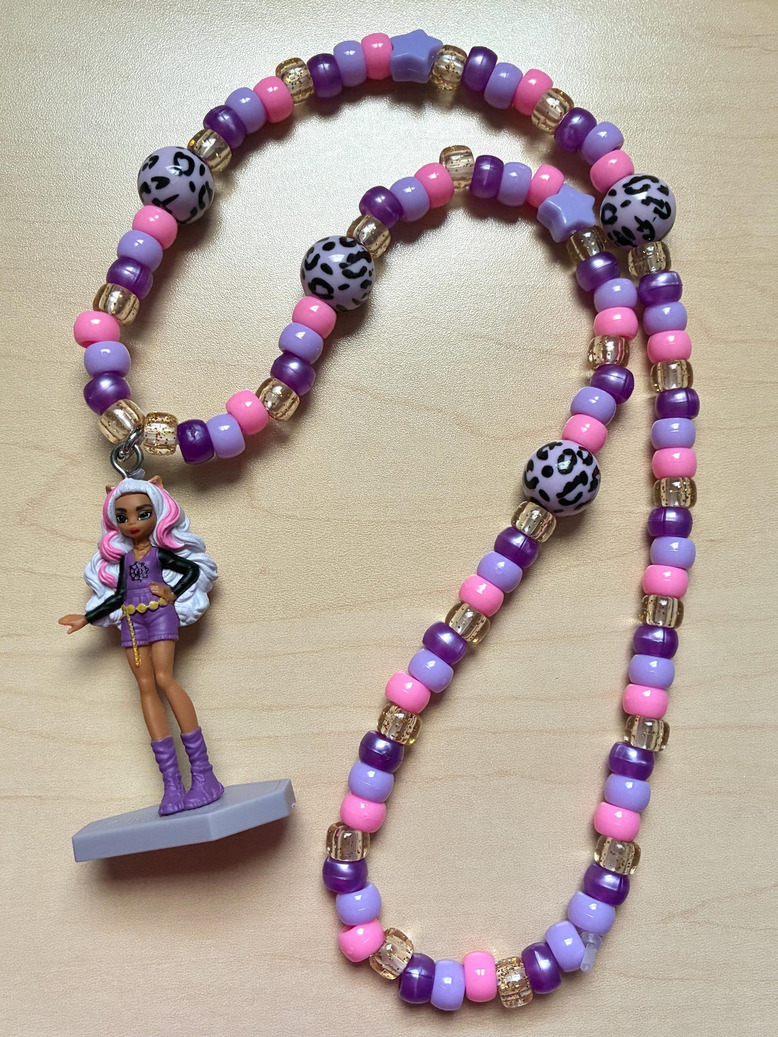 Monster High G3 Kandi Necklace Frankie Stein Lagoona Blue Clawdeen Wolf ...