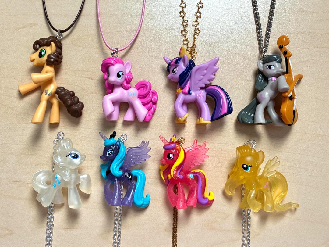 MLP Necklace My Little Pony Pinkie Pie Princess Luna Cadance Twilight ...