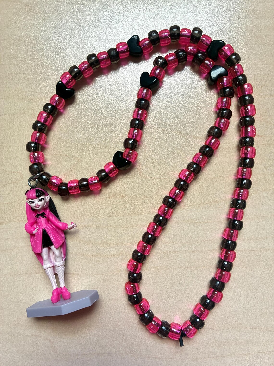 Monster High G3 Kandi Necklace Frankie Stein Lagoona Blue Clawdeen Wolf ...