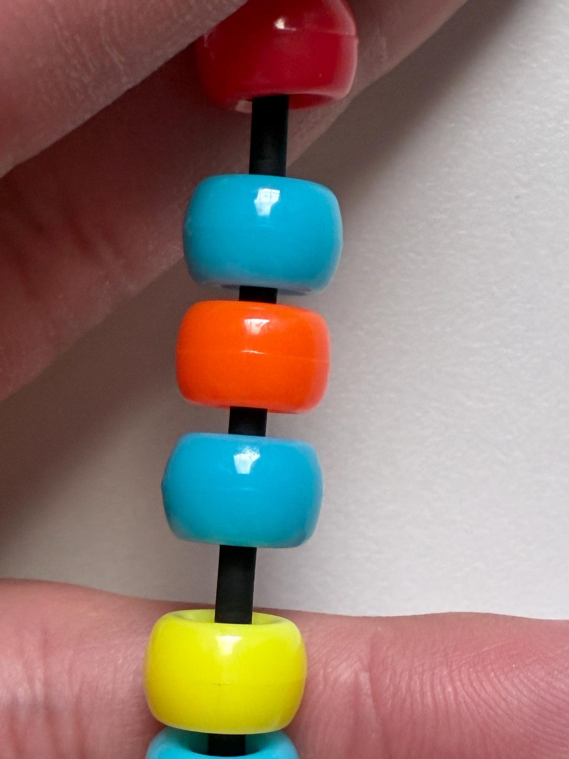 LPS Kandi Necklace Littlest Pet Shop Leopard Glow in the Dark Neon ...