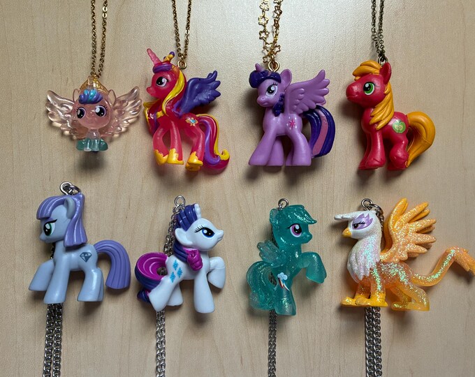 MLP Necklace Handmade My Little Pony New Nickel-free Pinkie Pie ...