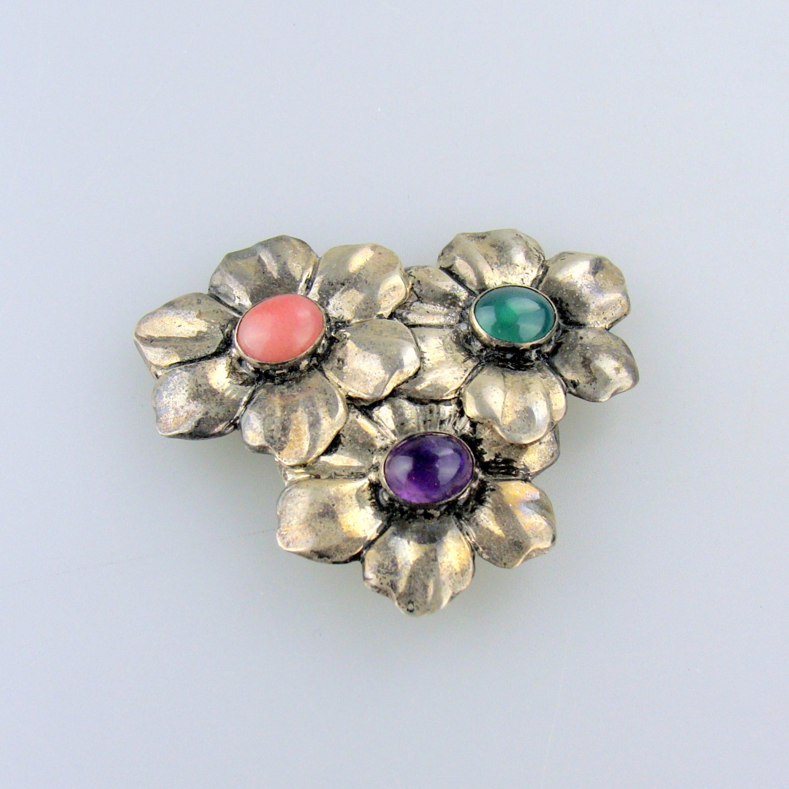 Vintage Tulla Booth Floral Brooch or Pendant - Etsy