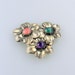 Vintage Tulla Booth Floral Brooch or Pendant - Etsy