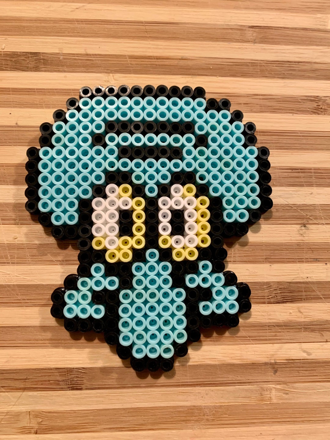 Squidward Tentacles Spongebob Squarepants Perler Bead FACE - Etsy