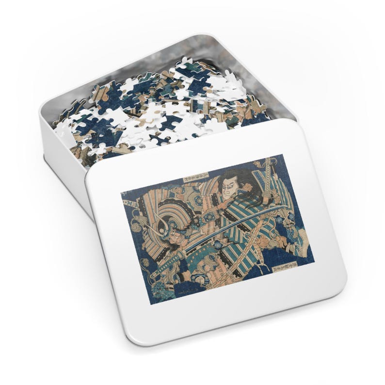 Samurai Battle Jigsaw Puzzle for Adults: Kamakura No Gengoro Seizing ...