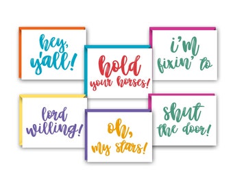 Southern Greeting Cards - Etsy