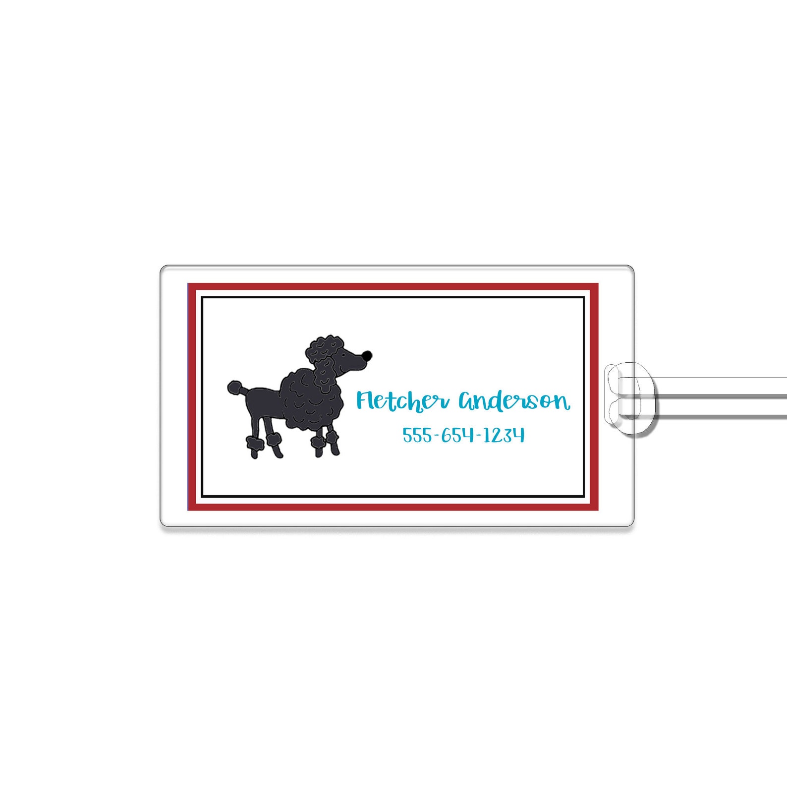 Pet Luggage Tag Custom Made Bag Tag Dog and Cat | Etsy