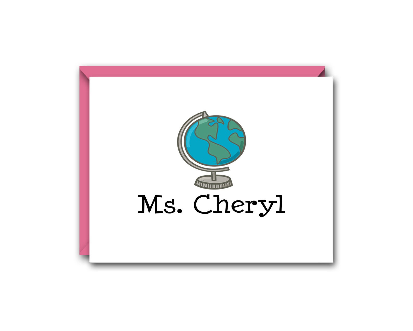 School Days Note Cards Set Personalized Gift for Teacher - Etsy