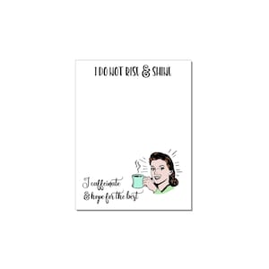Witty Women Who Problem Solve Notepads Retro Housewife Humor Gift for ...