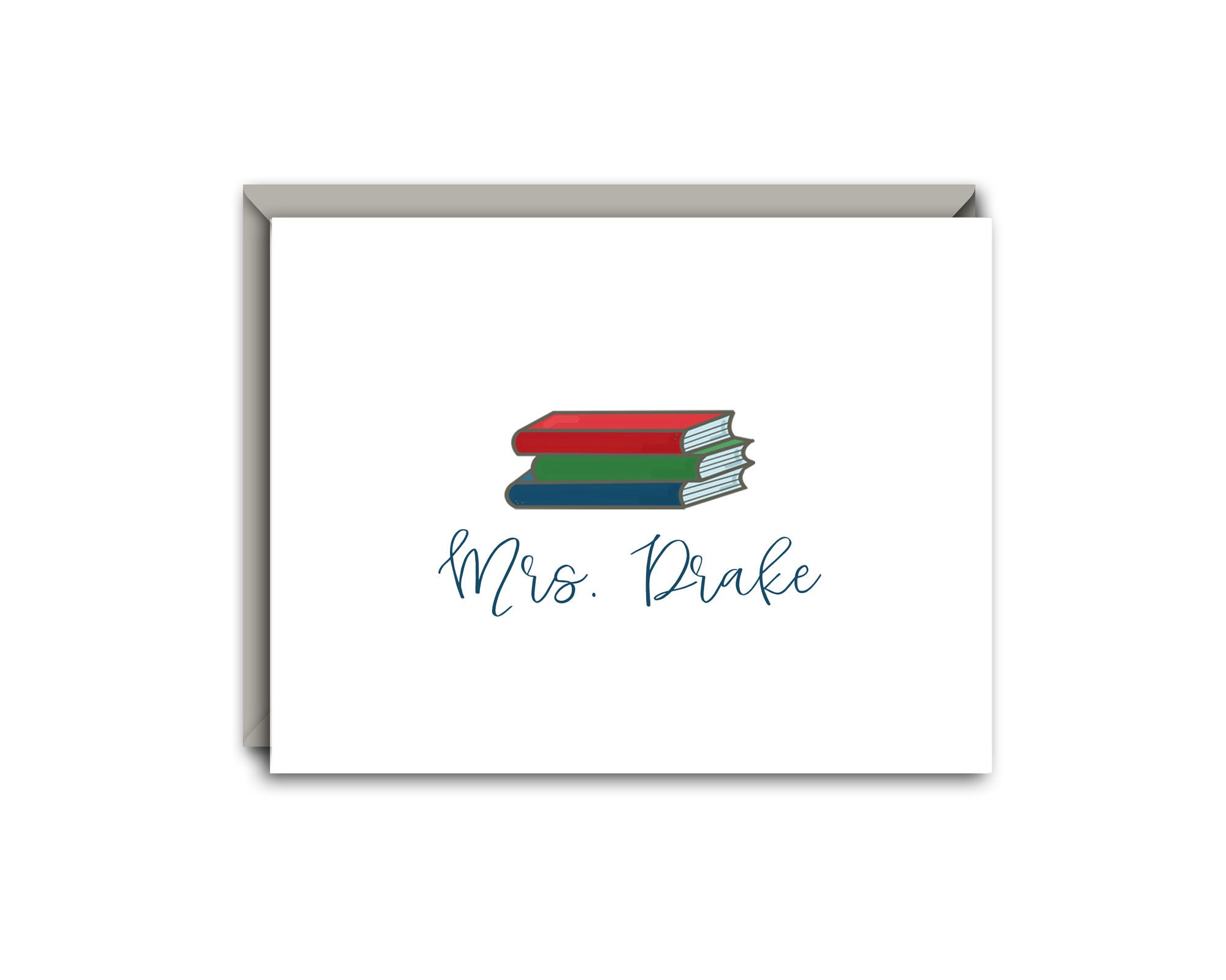 School Days Note Cards Set Personalized Gift for Teacher - Etsy