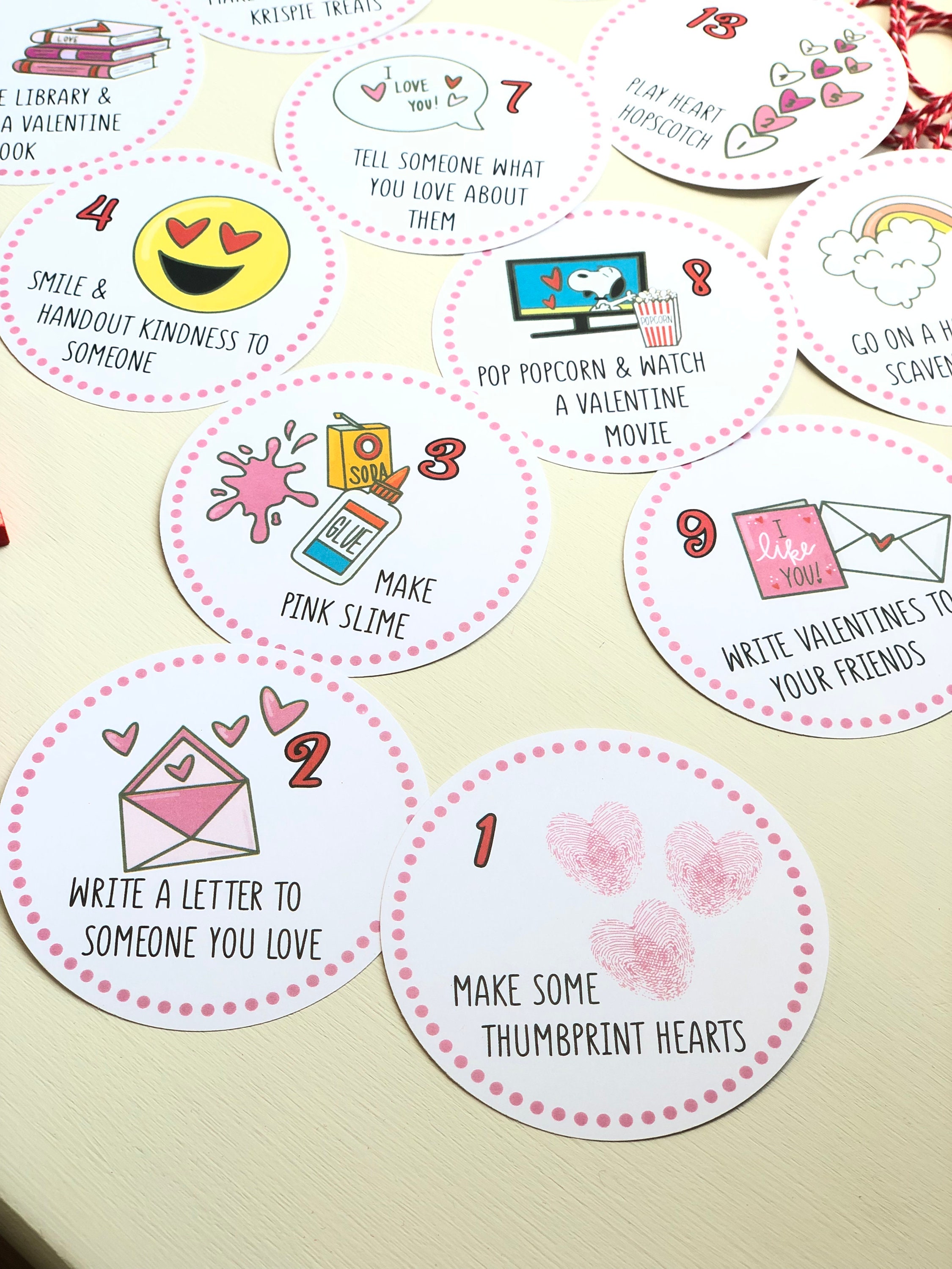 Count to Valentines Day Calendar Valentine Gift for Kids - Etsy