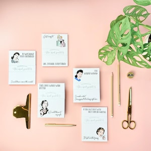 Witty Women Who Are Boss Babes Notepads - Retro Housewife Humor - Gift ...