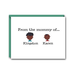 From the Mom Of... Note Cards Set - Personalized Cards for Mom - Gift ...