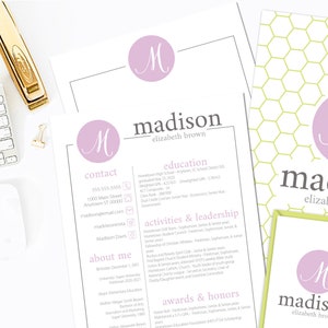 Round Monogram Sorority Rush Packet Print and Digital Files - Etsy