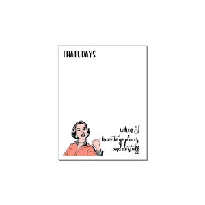 Witty Women Who Problem Solve Notepads Retro Housewife Humor Gift for ...