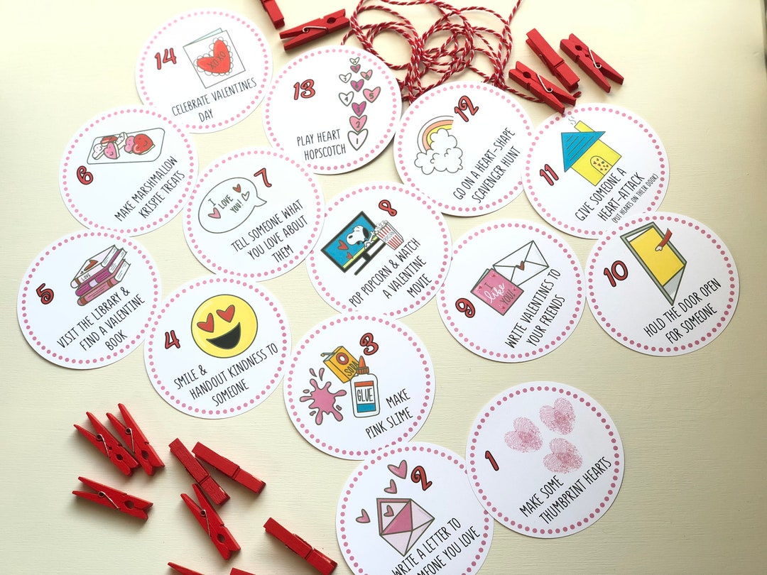 Count to Valentines Day Calendar Valentine Gift for Kids Valentine ...