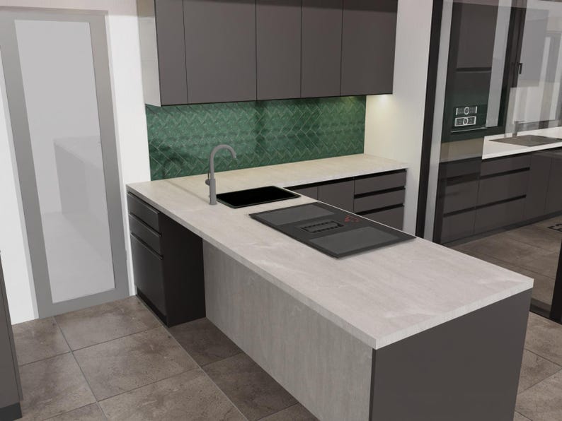 Polyboard, Cabinet, Furniture, Plan,kitchen, Wardrobe - Etsy
