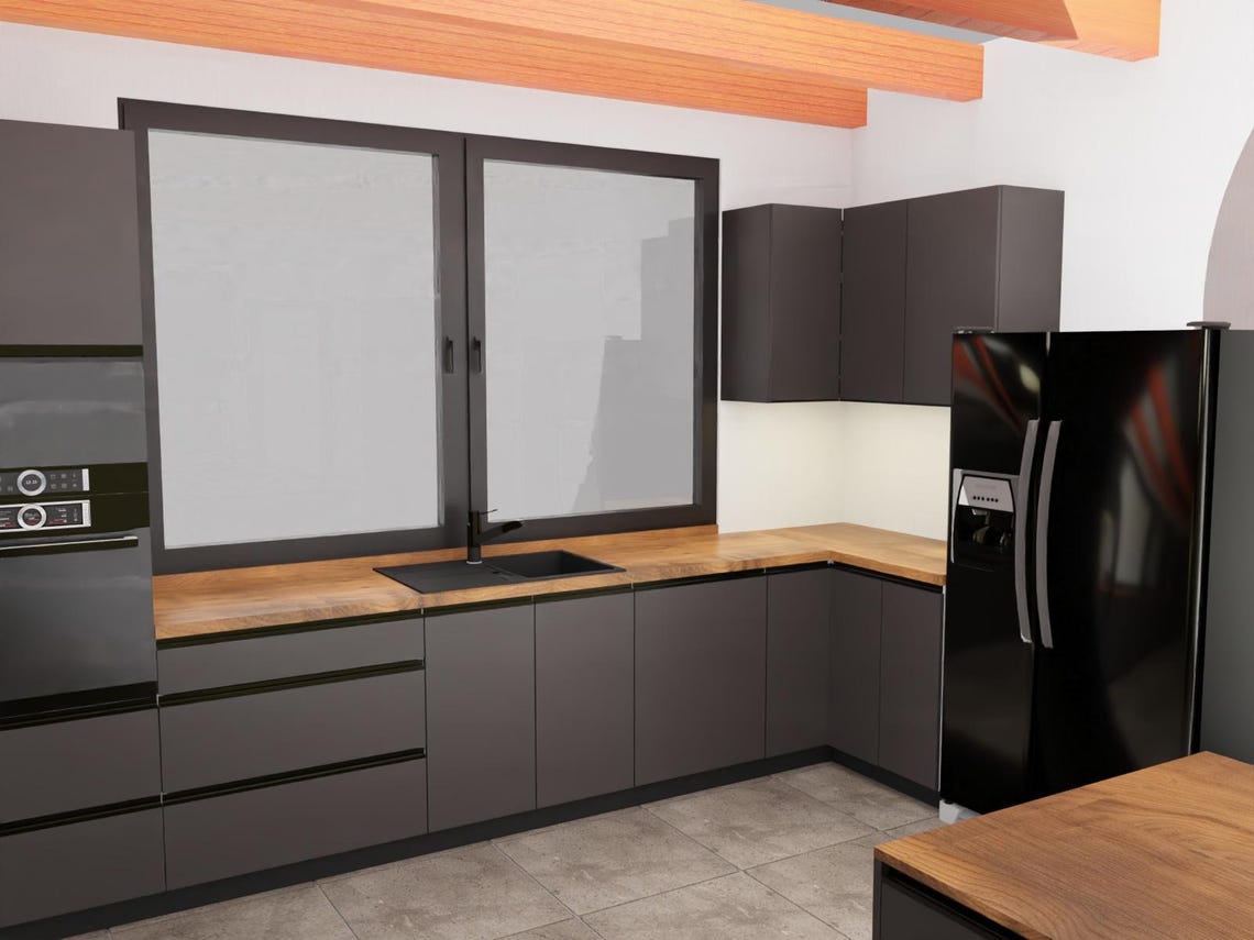 Polyboard, Cabinet, Furniture, Plan,kitchen, Wardrobe - Etsy