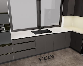 Cabinet, Kitchen, Polyboard, Furniture,3d Plan, Solid Works. - Etsy