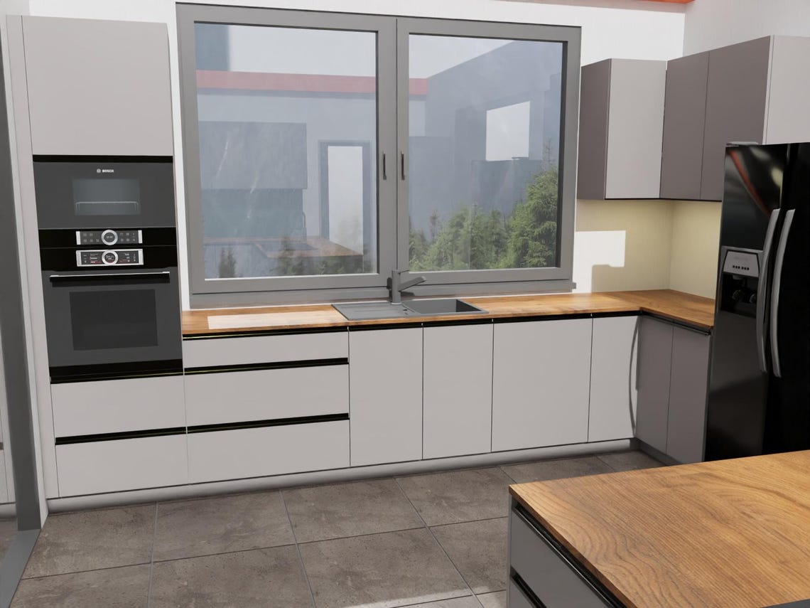 Polyboard, Cabinet, Furniture, Plan,kitchen, Wardrobe - Etsy