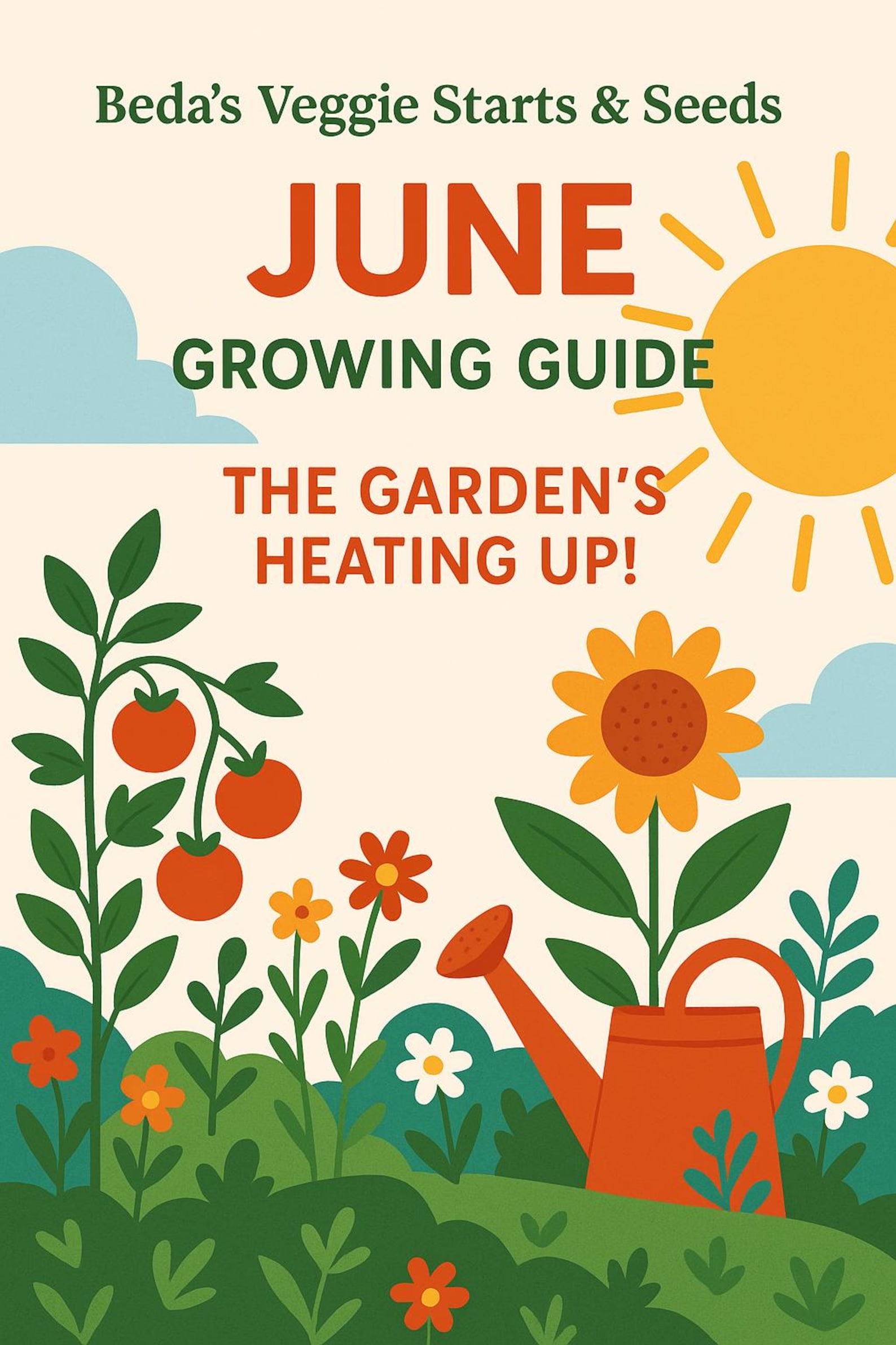 June Garden Planner – Sizzle & Sprout Edition | Zone 9b Growing Guide ...