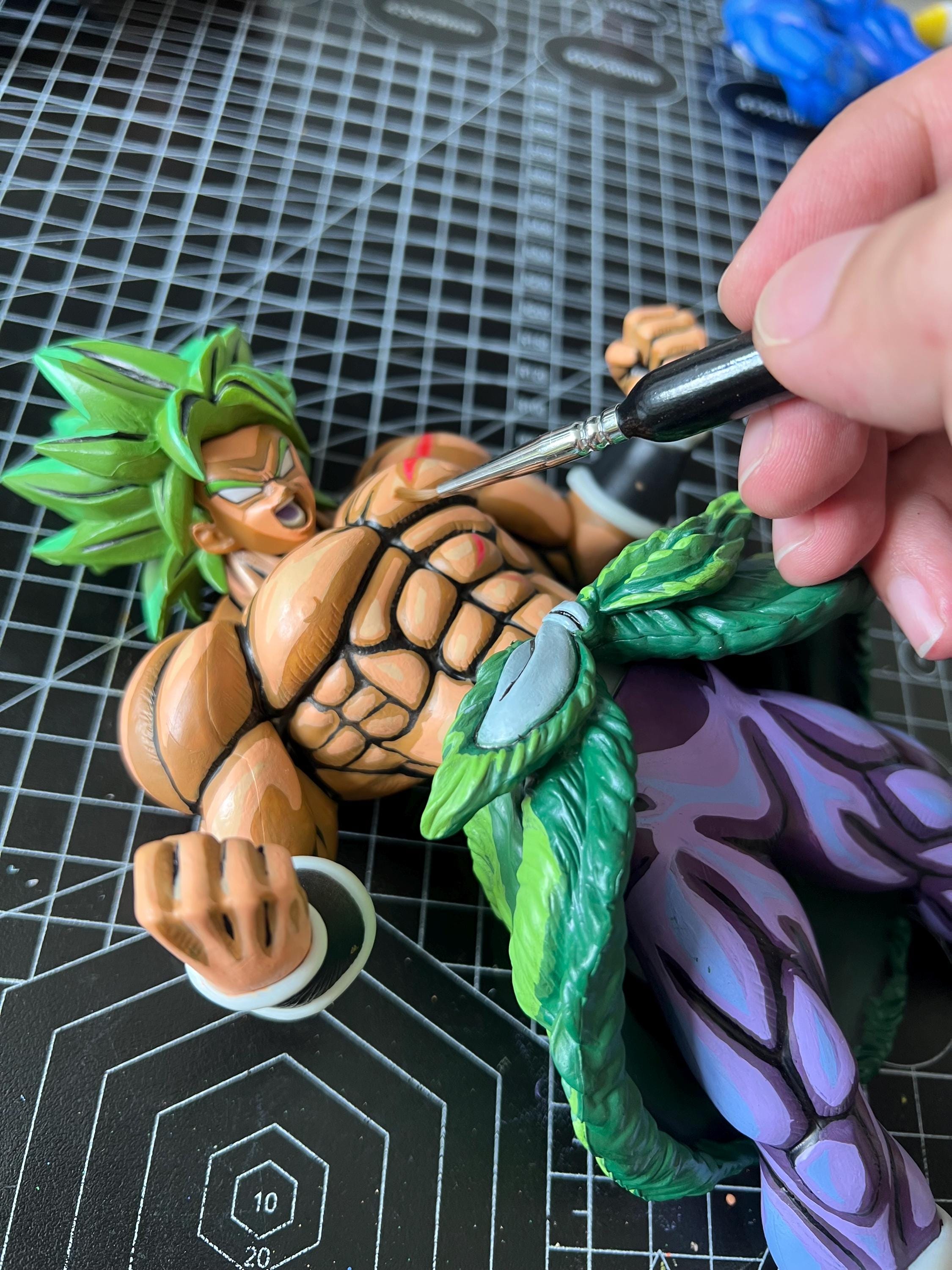 Custom Broly Figure - Hand-repainted Dragon Ball Collectible - Etsy
