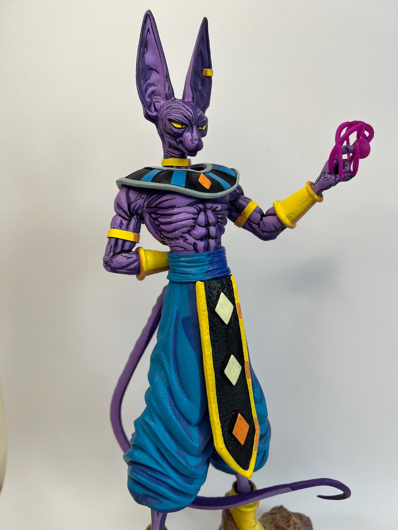 Custom Beerus Figure - Hand-repainted Dragon Ball Collectible - Etsy