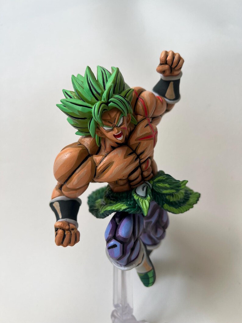Custom Broly Figure - Hand-repainted Dragon Ball Collectible - Etsy