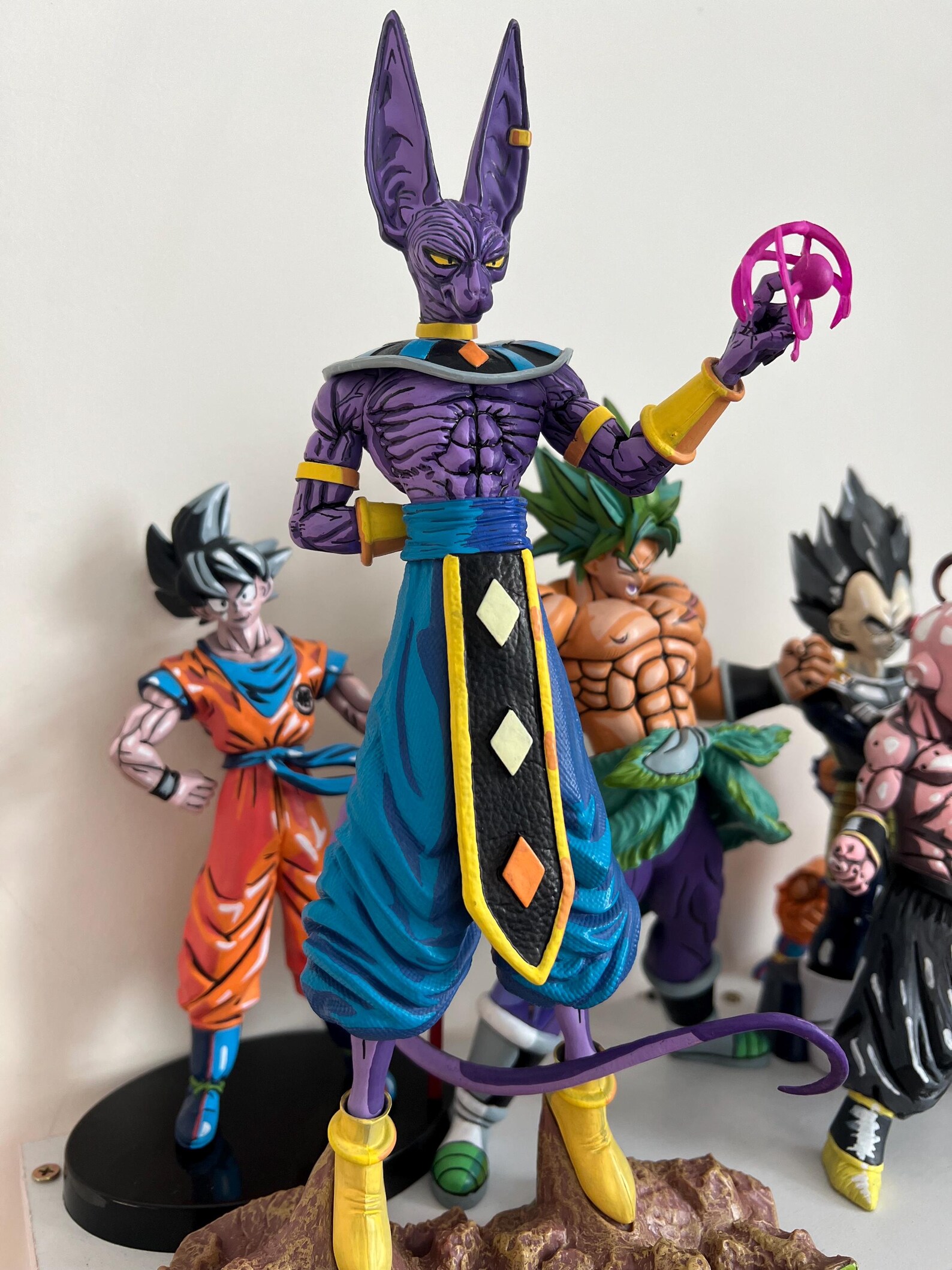 Custom Beerus Figure - Hand-repainted Dragon Ball Collectible - Etsy
